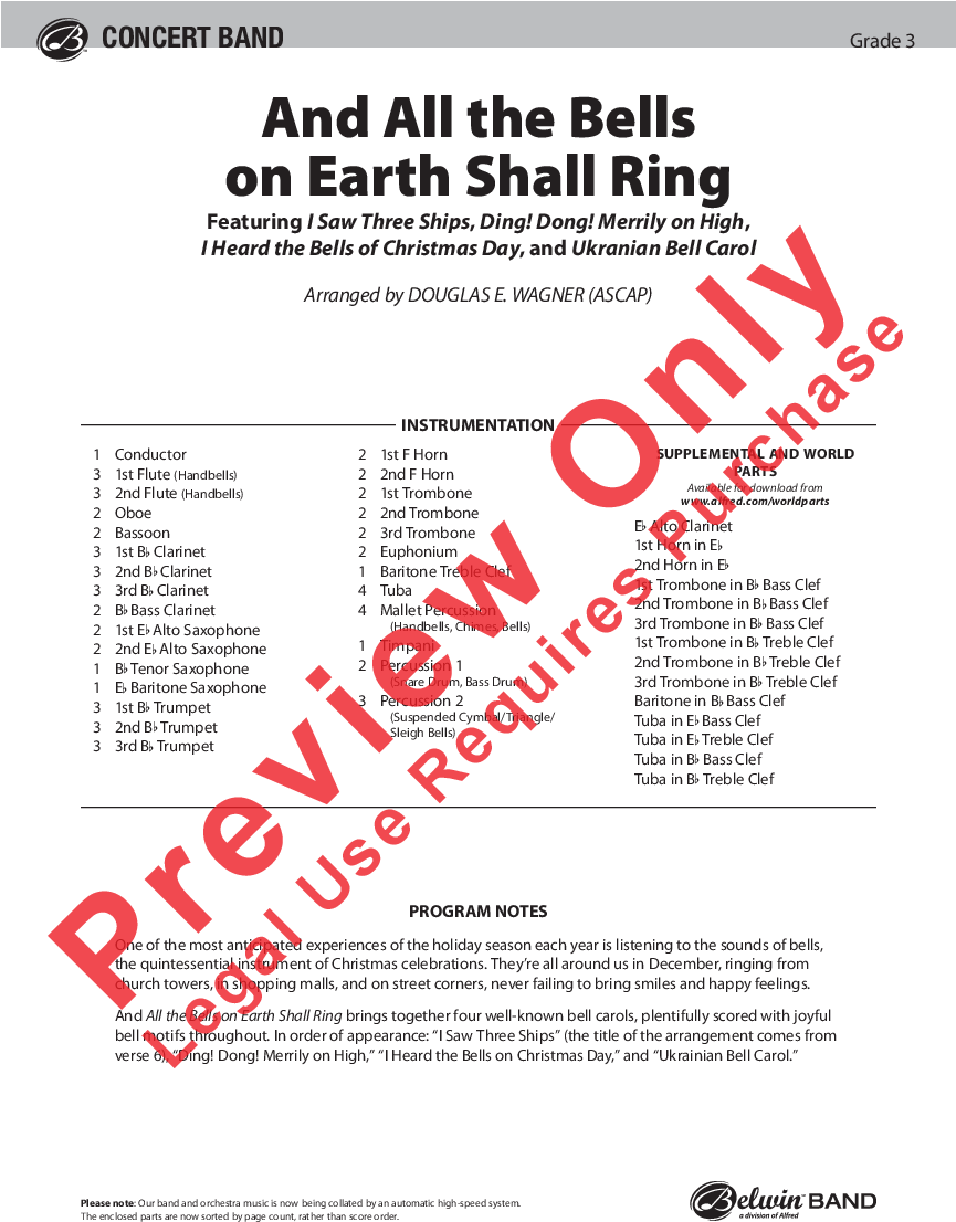 And All The Bells On Earth Shall Ring Thumbnail - First Christmas March ...