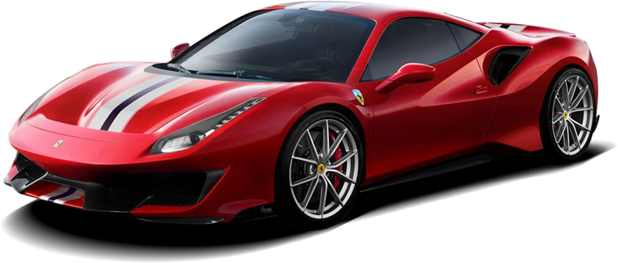 Ferrari 488 Gtb Pista (900x643), Png Download