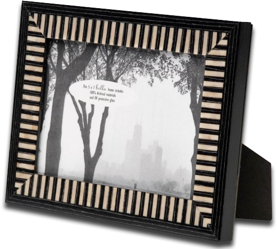 Piano Key Desk Frames - Frame On Desk Transparent (640x500), Png Download