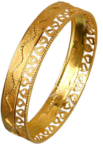 Kerala Gold Bangles Designs (586x700), Png Download