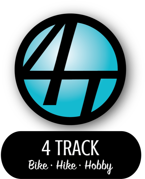 4 Track Bike - Emblem (480x586), Png Download