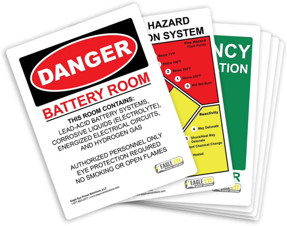 Battery Room Signs - Battery Room (1024x812), Png Download