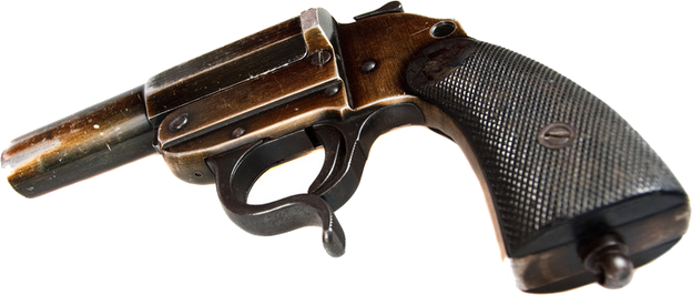 Flare Gun (624x266), Png Download