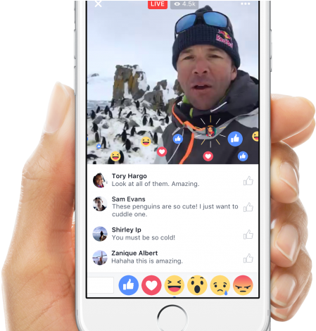 Mobile - Facebook Live Post Example (833x469), Png Download