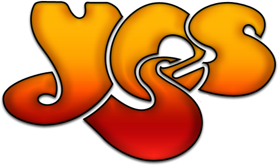 Yes Band Logo - Logo Rock Yes (573x350), Png Download