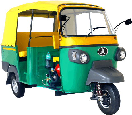 Auto Rickshaw Png - Cng Auto Rickshaw Png (693x435), Png Download