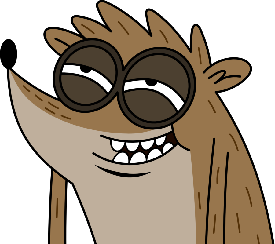 41 Images About Rigby On We Heart It - Raccoon From Regular Show ...