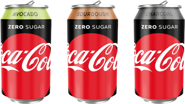 Coca Cola Zero Peach (1024x724), Png Download
