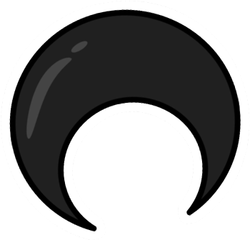 Otaku Senshi, Sailor - Black Moon Clan Symbol (375x360), Png Download