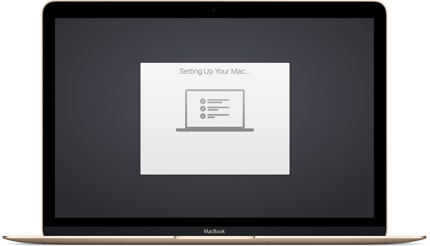 Mac Set Up Screen (1560x830), Png Download