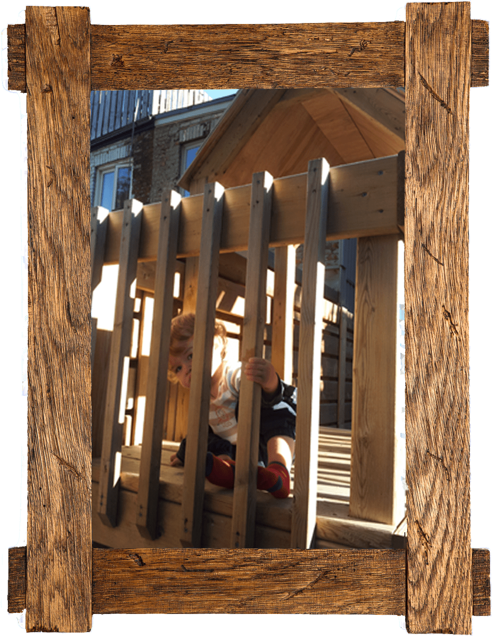 Wood Frame With Cliff - Plank (1131x1697), Png Download