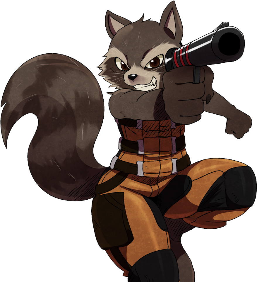 Rocket Raccoon Transparent Background (1024x981), Png Download