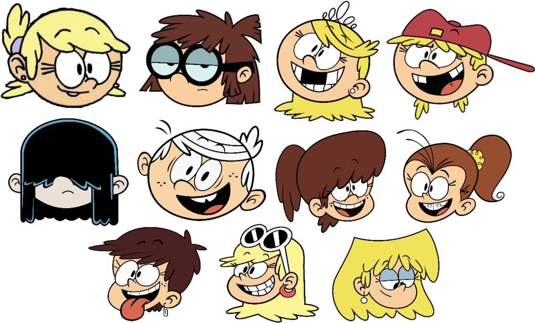Head Vectors Of The Loud Crowd - Nickelodeon Pandemonium #1 [book ...