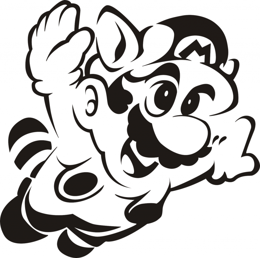 Download Stencil Mário Clipart Mario Bros - Stencil Mario Bros (900x892 ...