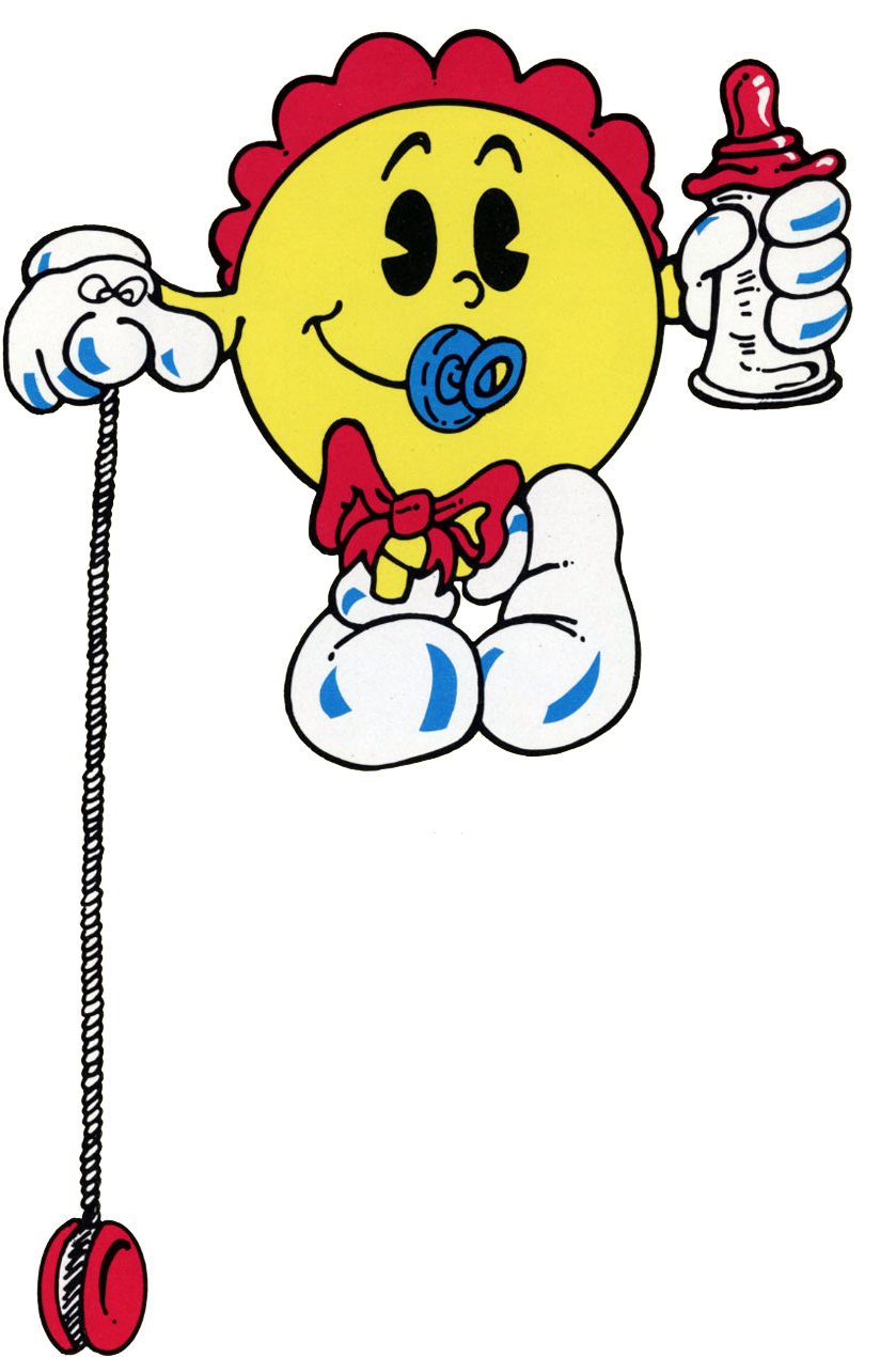 Baby Pac-man - Baby Pacman Png (850x1492), Png Download