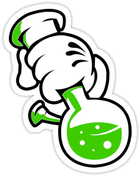 Cartoon Smoking Weed Png - Mickey Mouse Weed (375x360), Png Download