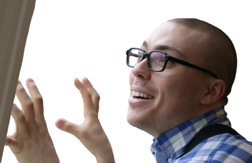 Anthony Fantano Png - Anthony Fantano Face Png (500x325), Png Download