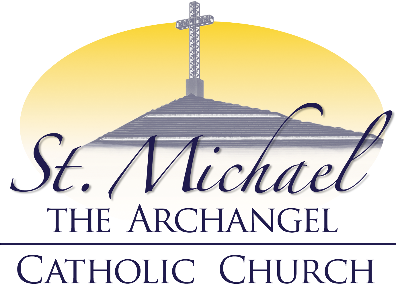 St Michael The Archangel Parish Logo (1453x1003), Png Download