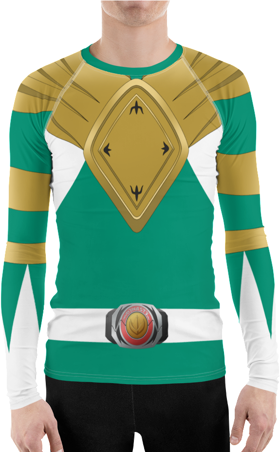 Green Ranger Rash Guard - Rash Guard (925x925), Png Download