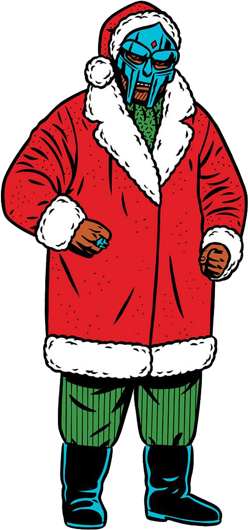 Mf Doom Transparent - Mf Doom Christmas Sweater (600x1076), Png Download