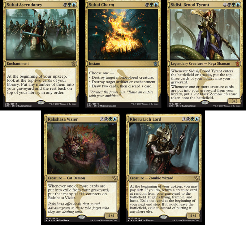 Sultai Cards - Sidisi, Brood Tyrant - Khans Of Tarkir - Magic The ...