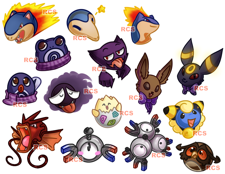 Pokemon Crystal Icons - Pokémon Crystal (798x620), Png Download