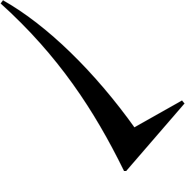 Clipart Check Mark Transparent Background Download - Left Handed Check ...