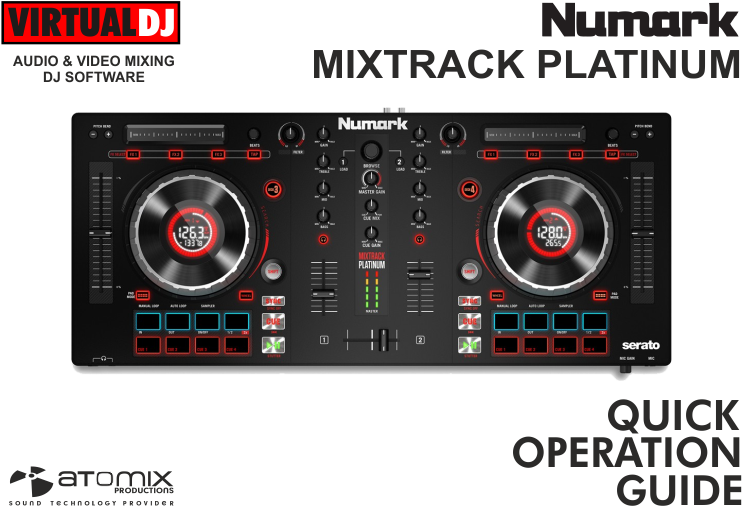 Download For Virtualdj - Numark Mixtrack Platinum Dj Controller | Transparent PNG Download | SeekPNG