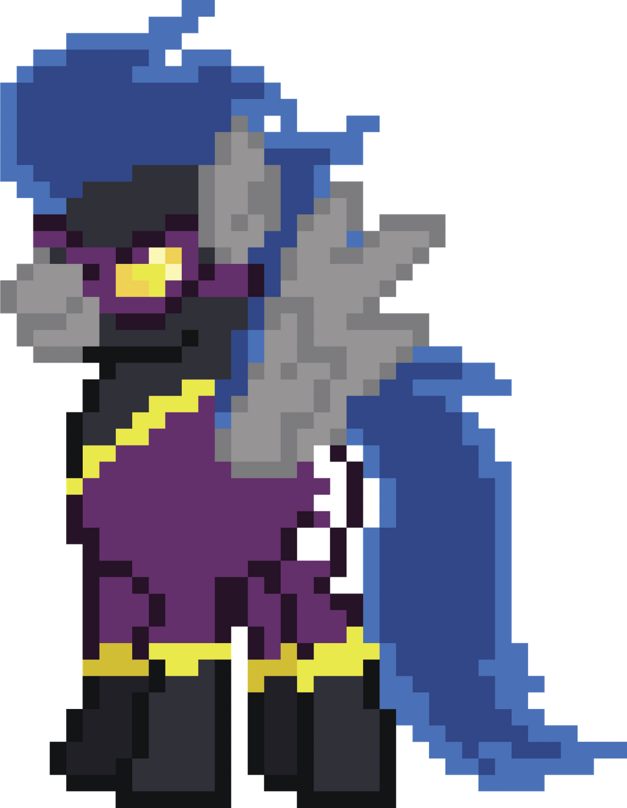 Ness Sprite Grid For Kids - Pixel Art (1241x1600), Png Download