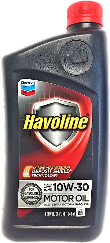 Label - Havoline Conventional Motor Oil W/deposit Shield Technology ...