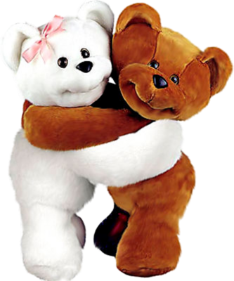 Free Icons Png - Teddy Bears Hugging Png (333x400), Png Download