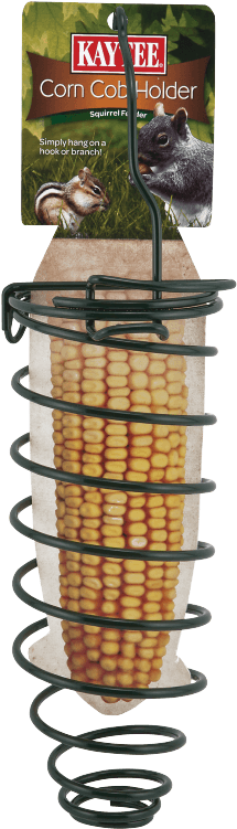 Kaytee Corn Cob Feeder - Kaytee Corn Cob Squirrel Feeder (750x750), Png ...