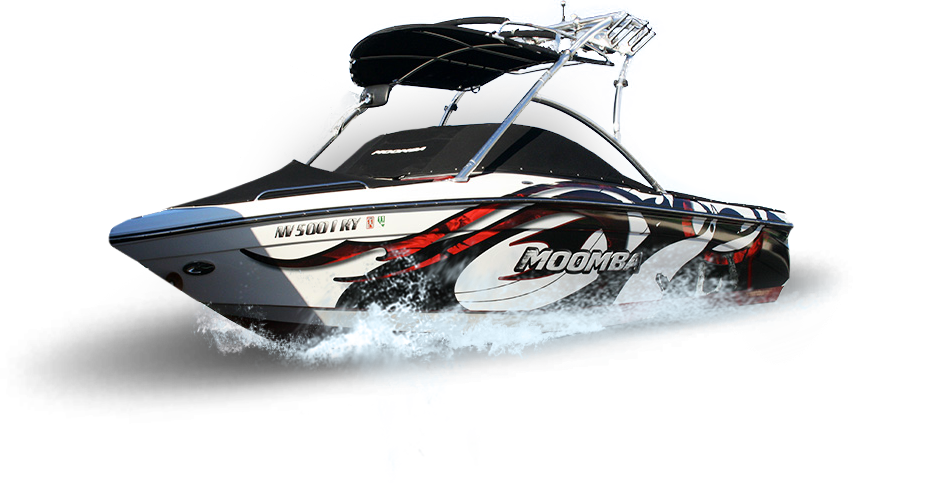 Image Result For Ski Boat Wraps - Fox Racing Boat Graphics (945x483 ...