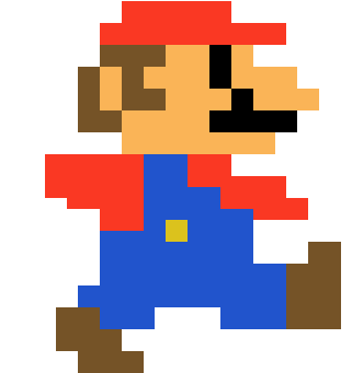 Download Mario Run - Pixel Art Mario Odyssey | Transparent PNG Download ...