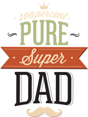 Download 100 Percent Pure Super Dad - Pure Super Dad | Transparent PNG ...