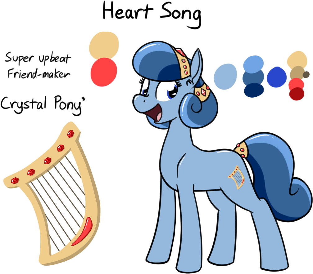 [crystal Pony Texture Available Here] - Cartoon (1053x900), Png Download