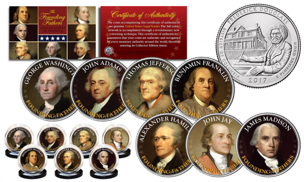 The Founding Fathers Of The United States 2017 Frederick - Merrick Mint ...