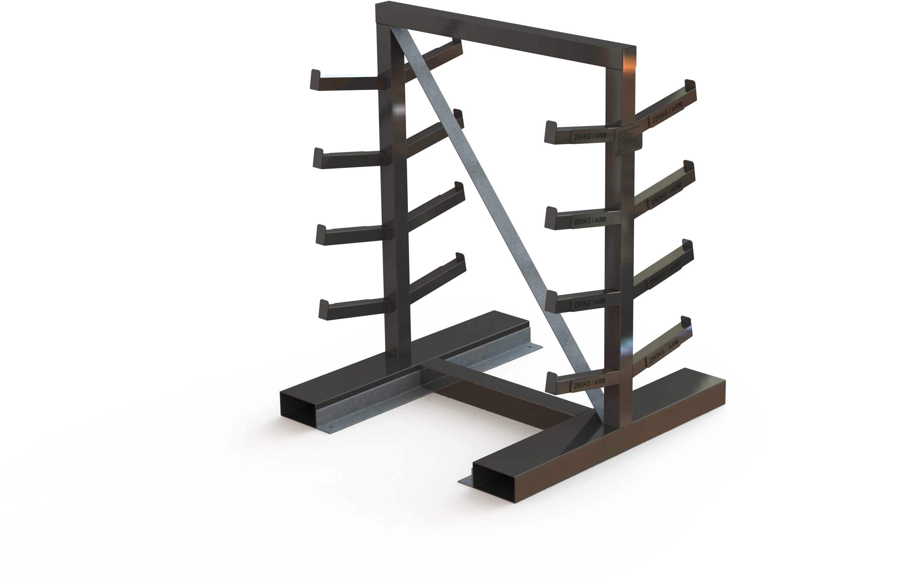 Basic Steel Rack - Wood (3000x2250), Png Download