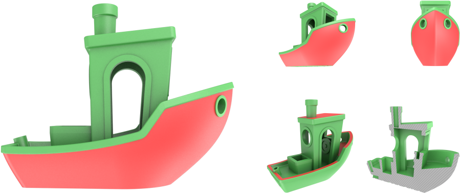 Features - 3d Print Test Boat (932x516), Png Download