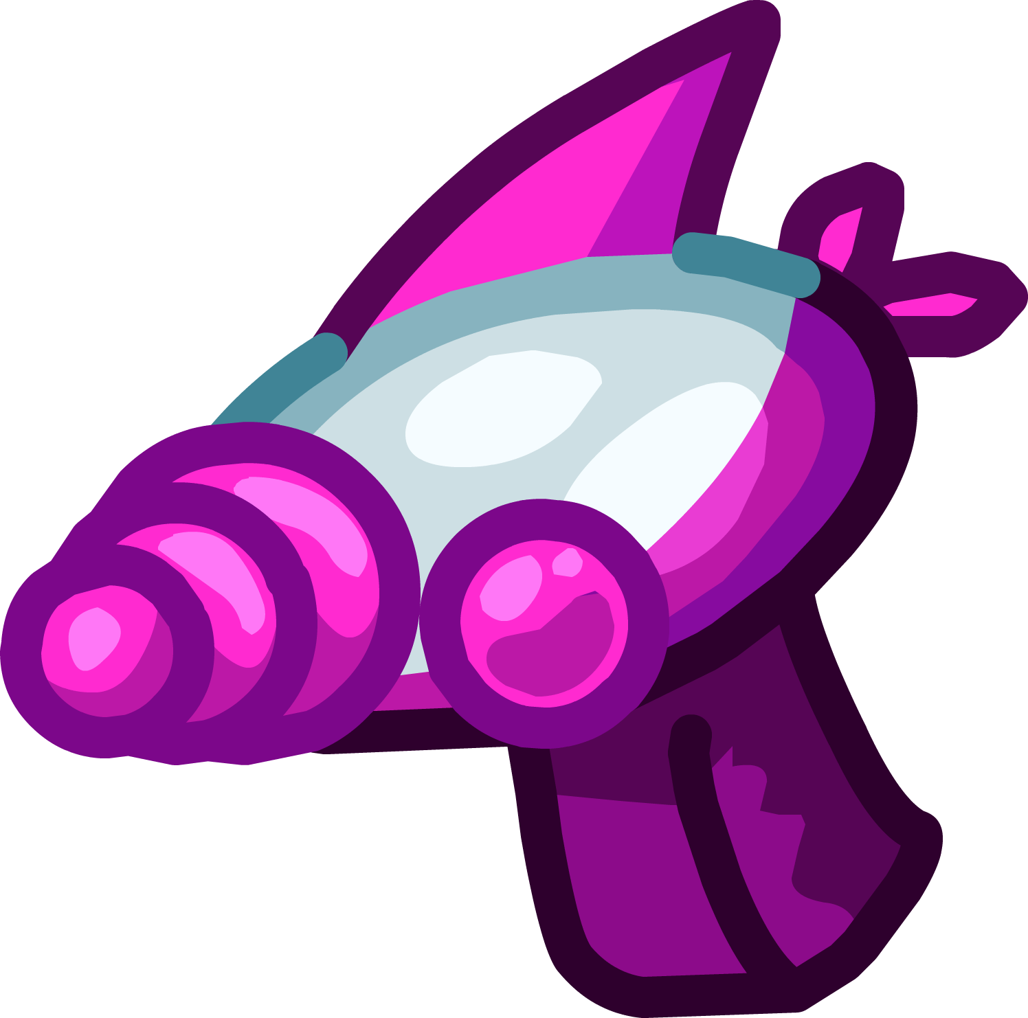Bubble Ray Gun - Cartoon Ray Gun Png (1496x1482), Png Download