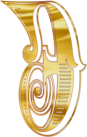 Word,gold,font - Letter (500x707), Png Download