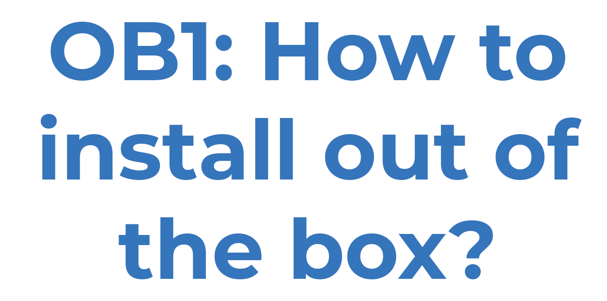 Unboxing Ob1 Text - Graphic Design (1390x1080), Png Download