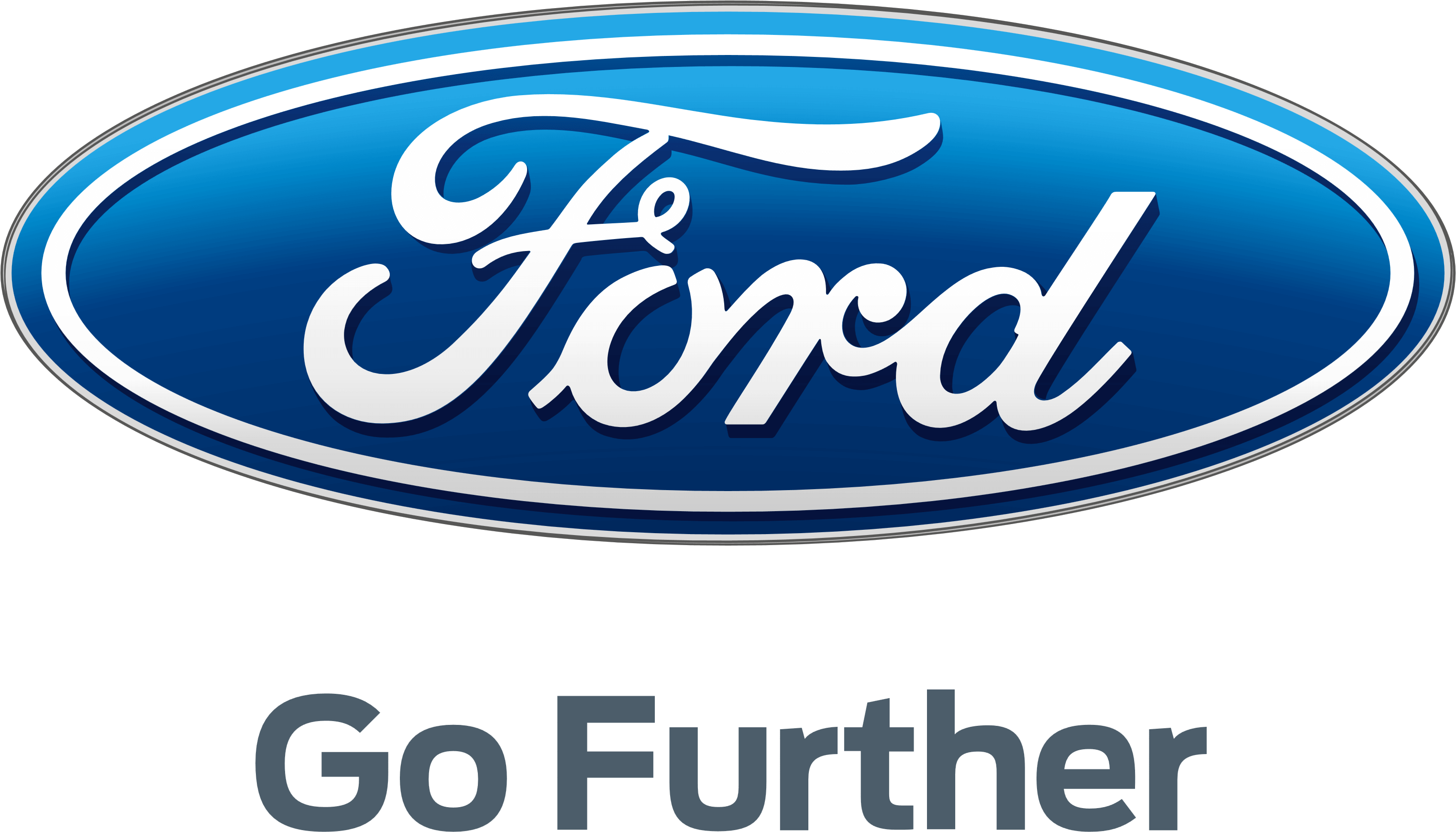 Download Ford Logo With Slogan "go Further" - Ford Logo And Slogan ...