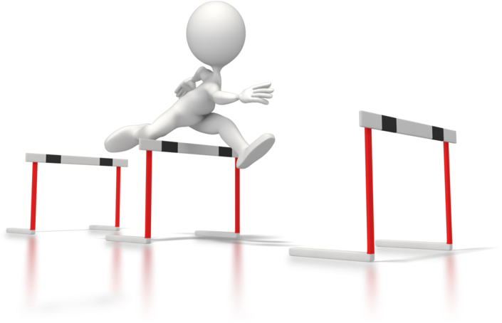 Clear Hurdles 800 Clr - Hurdle Png (800x500), Png Download