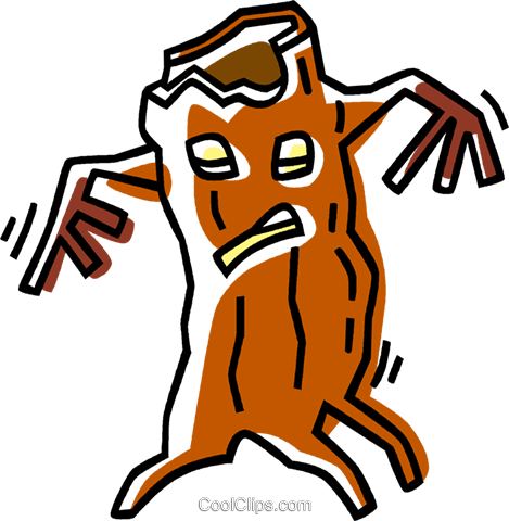 Evil Tree Royalty Free Vector Clip Art Illustration - Tree (469x480 ...