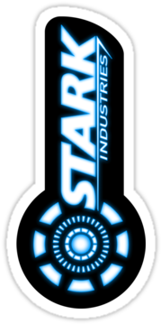 Sticker" Stickers By R-evolution Gfx - Stark Industries (375x360), Png ...