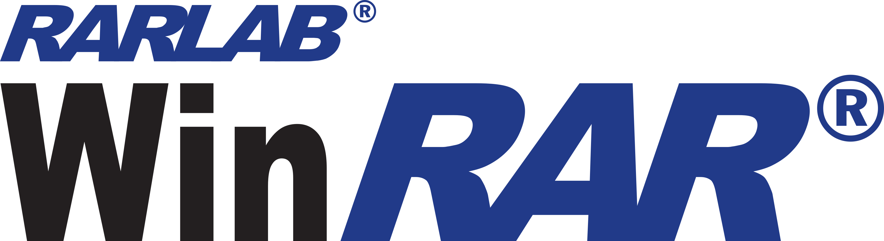 Winrar Logo - Winrar 5.60 (3500x956), Png Download