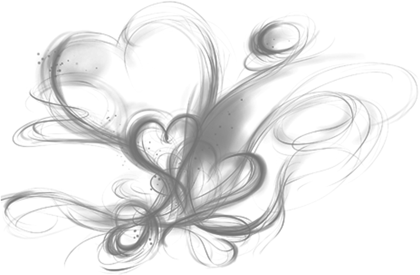 Heart Smoke Png (1024x1024), Png Download