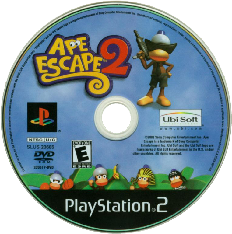 Ape Escape - Ape Escape 2 Playstation 2 Ps2 (800x806), Png Download