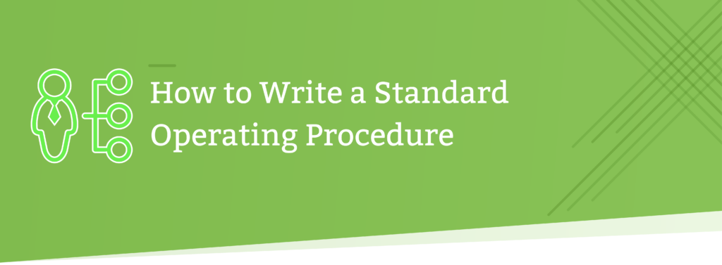 How To Write A Standard Operating Procedure Header - Operational ...